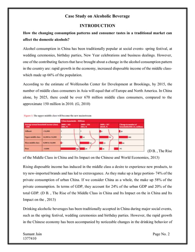 Beverage Case Study Baijiu | PDF