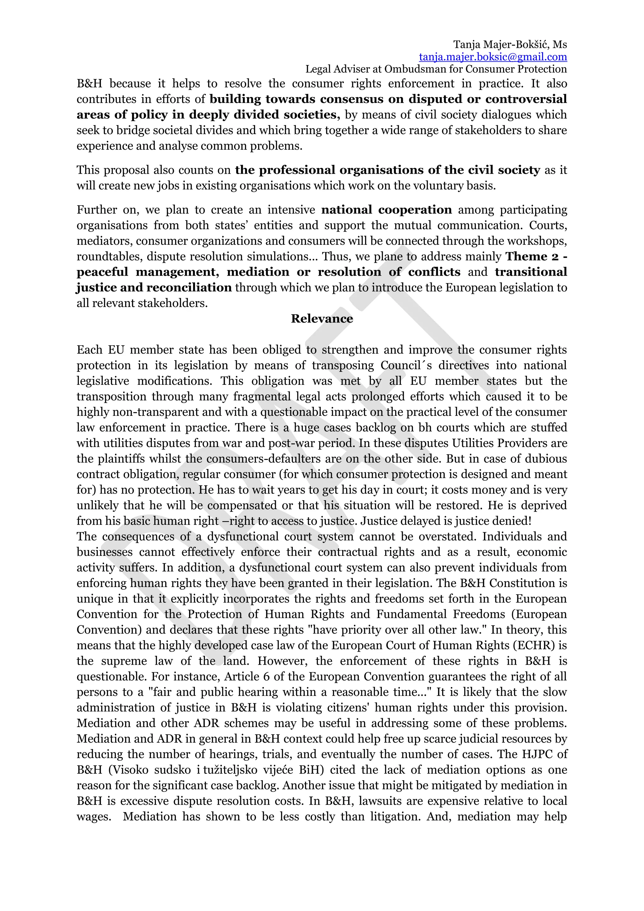 ADR in Service of Human Rights | PDF