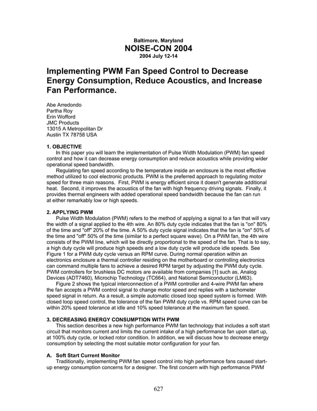 Implementing PWM Fan Speed Control | PDF
