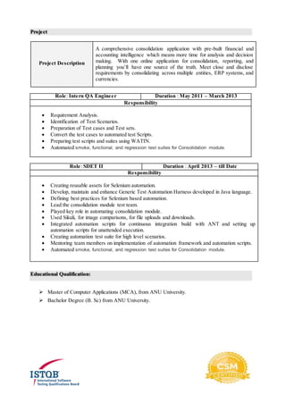 Pratap Kumar Nallamothu SDET2 | PDF