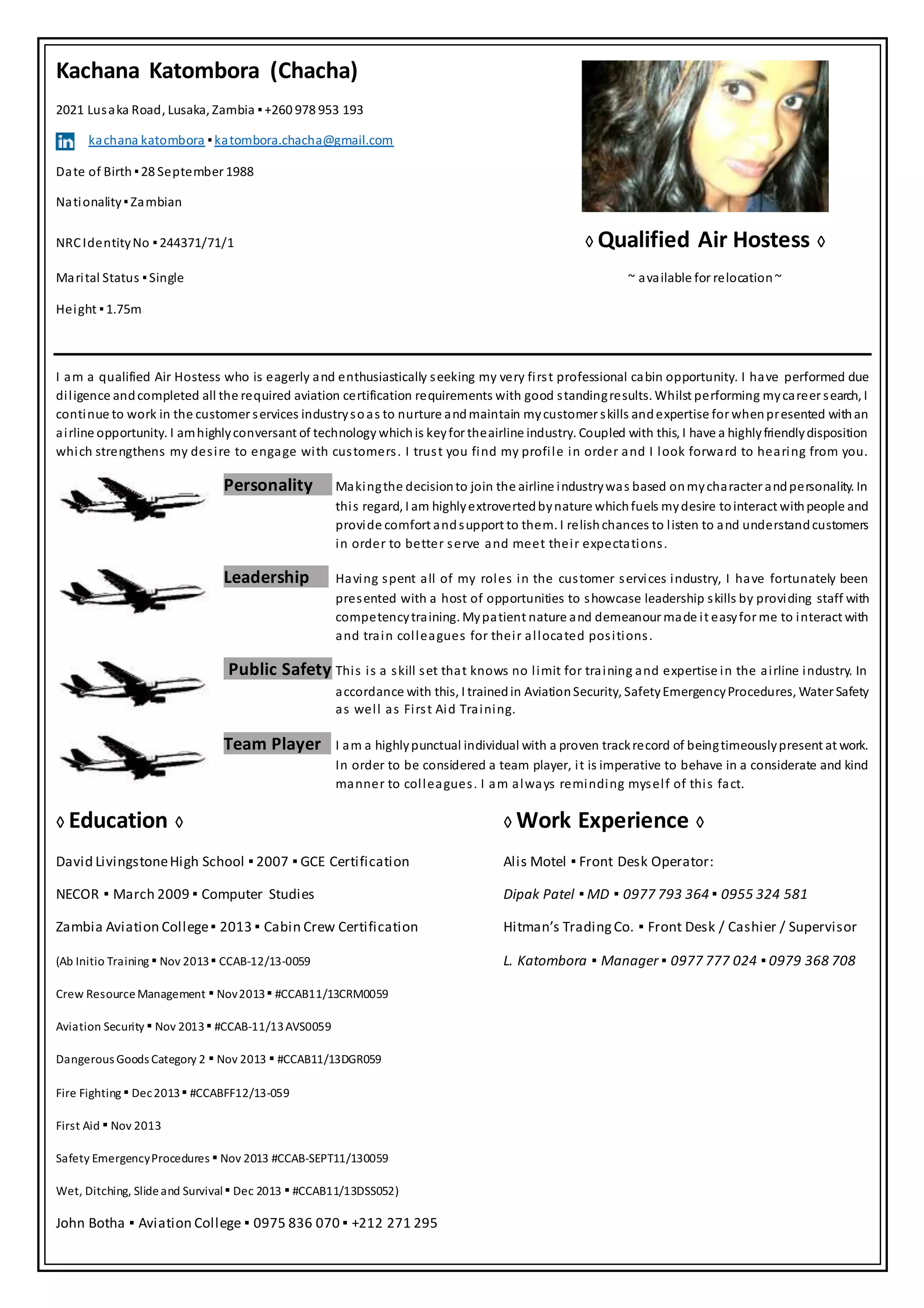 Chacha Katombora CV & Qualifications | PDF