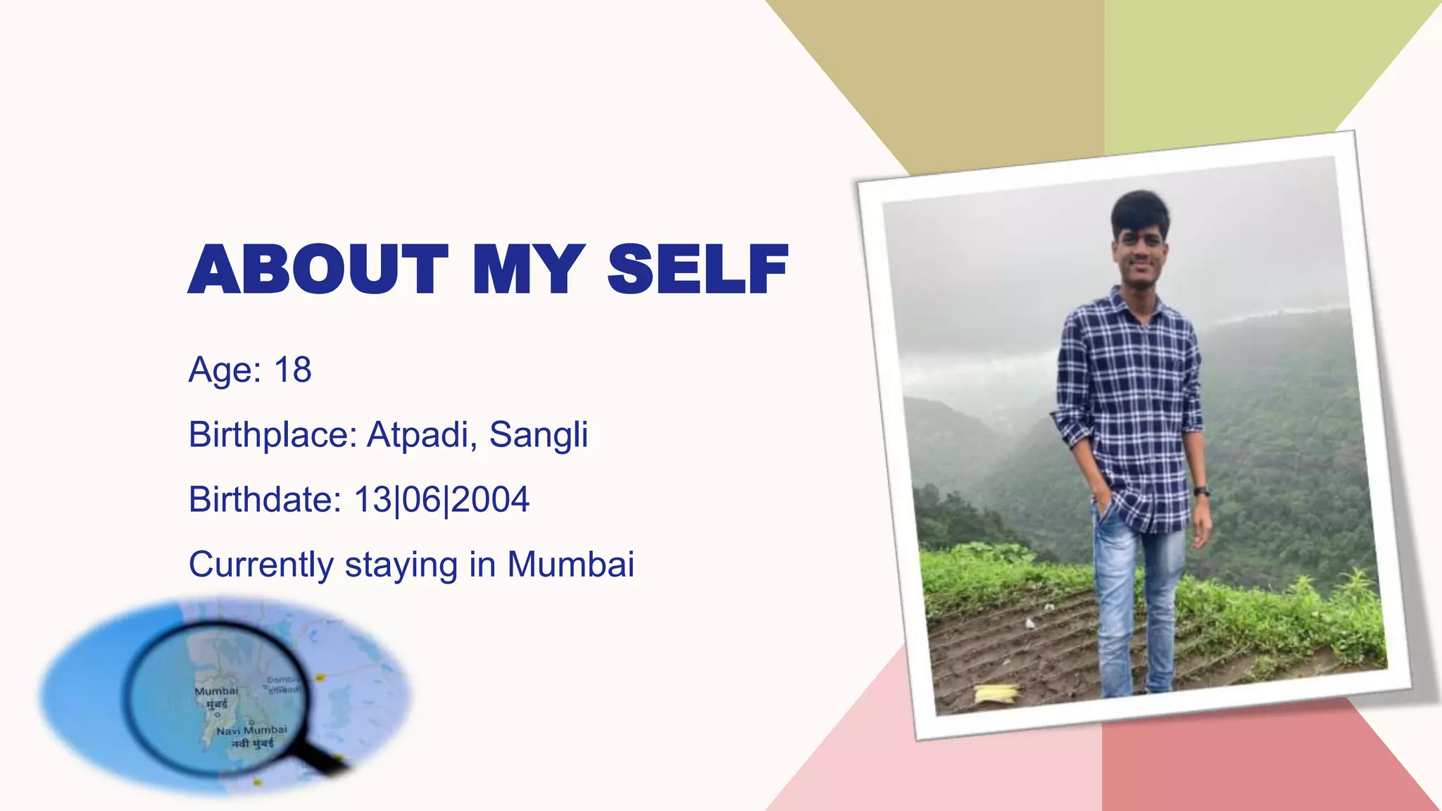 Visual CV Rohit Jadhav | PPT