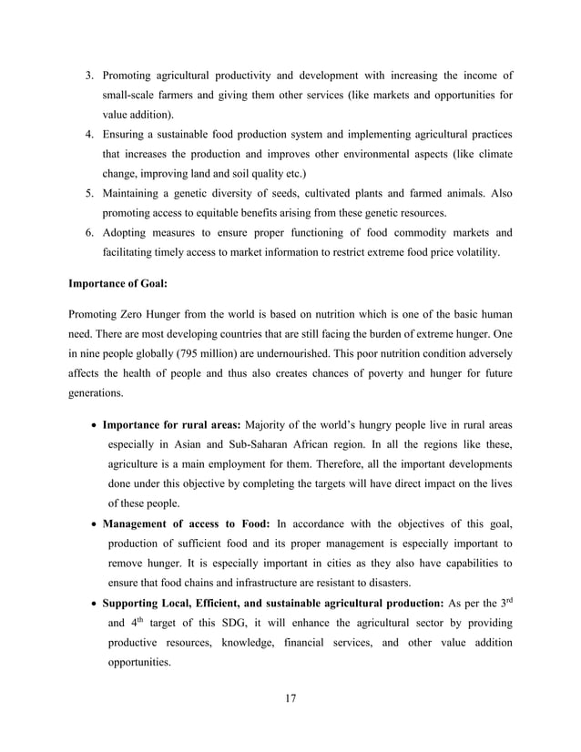 World Bank Sustainable Development Goals (17 SDG's) | PDF