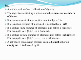 Bba i-bm-u-1.2 set theory - | PPT