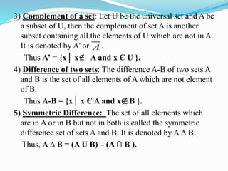 Bba i-bm-u-1.2 set theory - | PPT