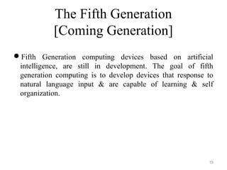Bba i-introduction to computer-u-1-computer hardware system | PPT