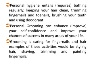 BBA II Unit V Grooming Skills | PPTX