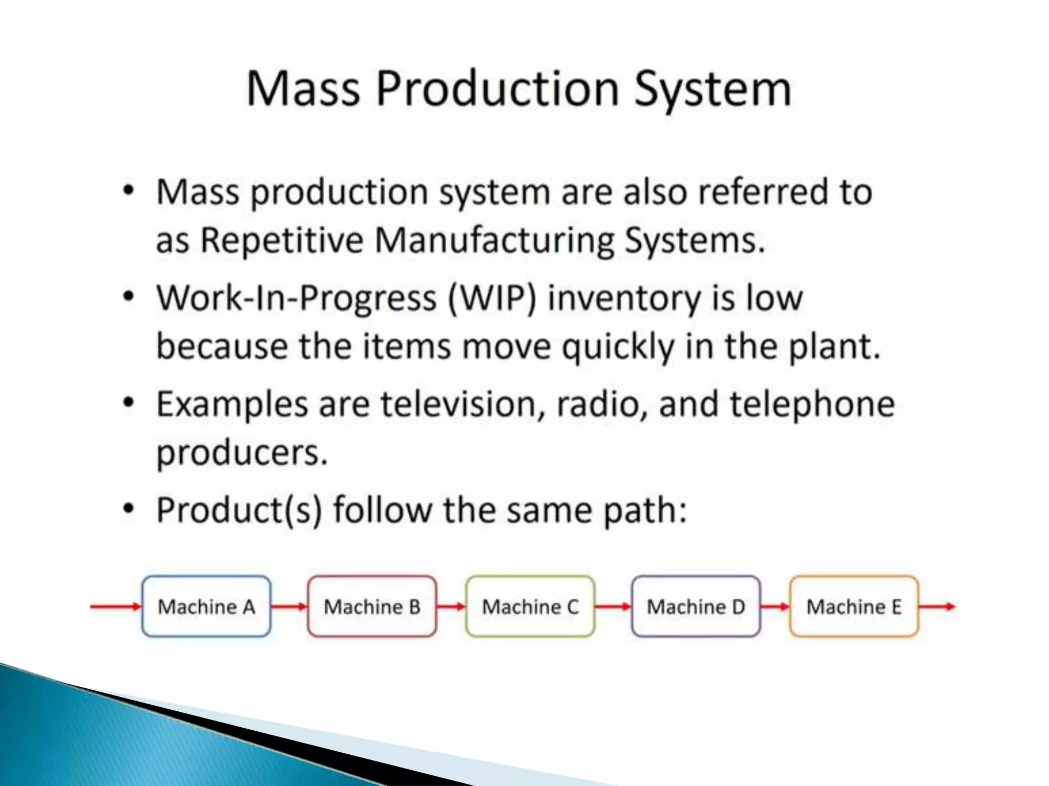 Types of Manufacturing system | PPTX