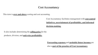 BBA - Unit 1 - Basic Concept in Cost.pptx