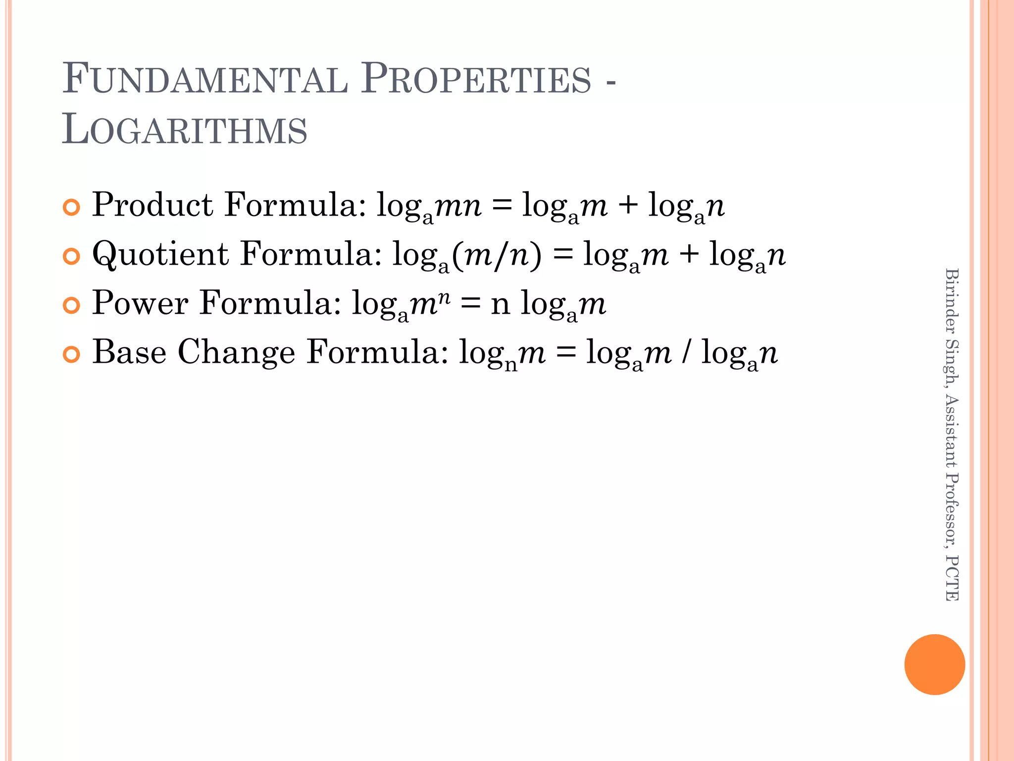 Logarithms | PDF