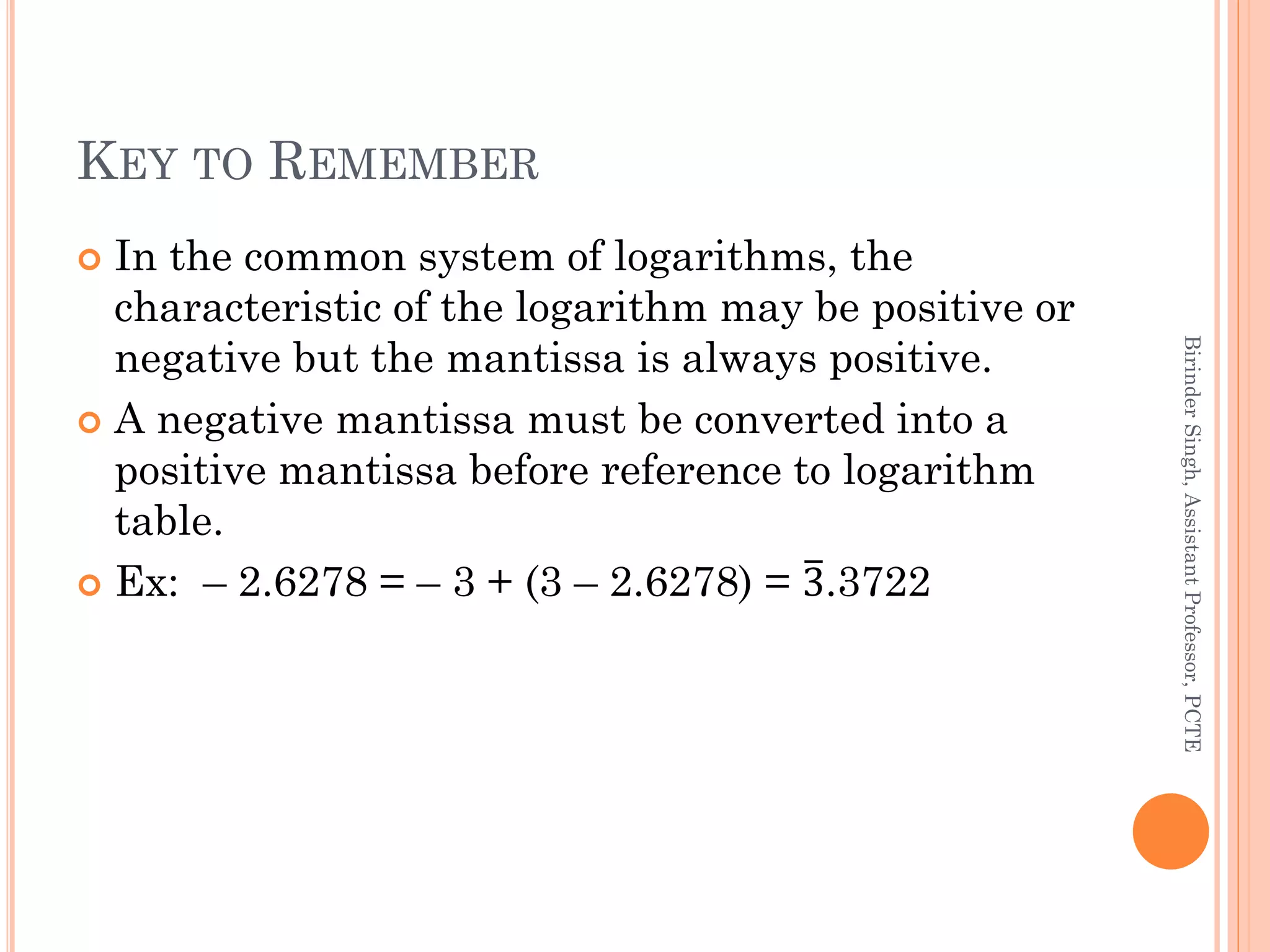 Logarithms | PDF