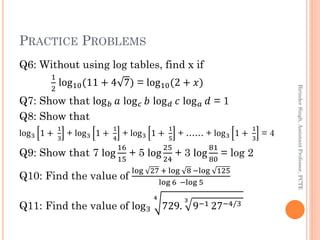 Logarithms | PDF