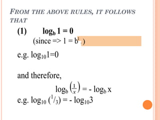 Logarithms | PDF