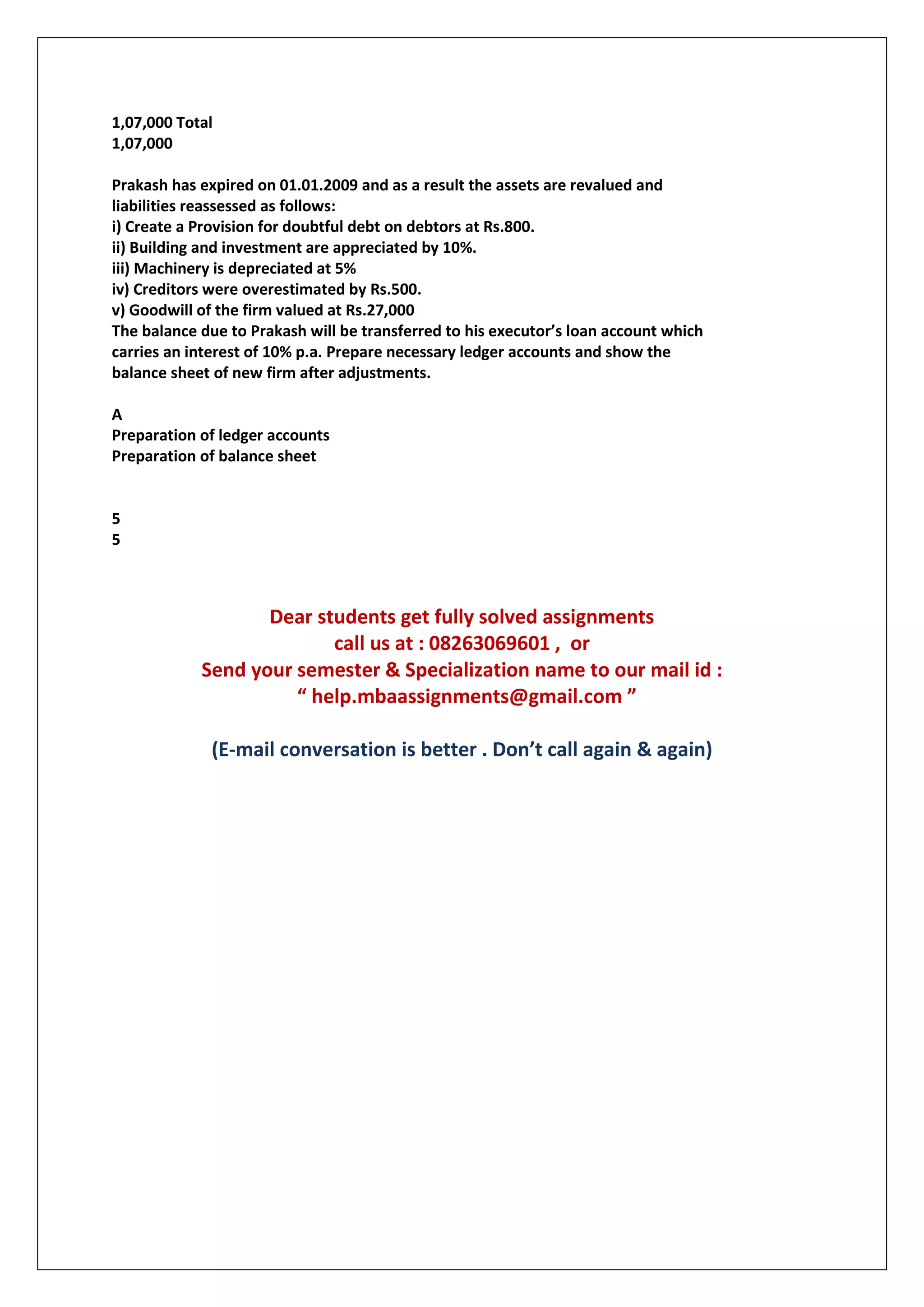 Bba203 financial accounting | PDF