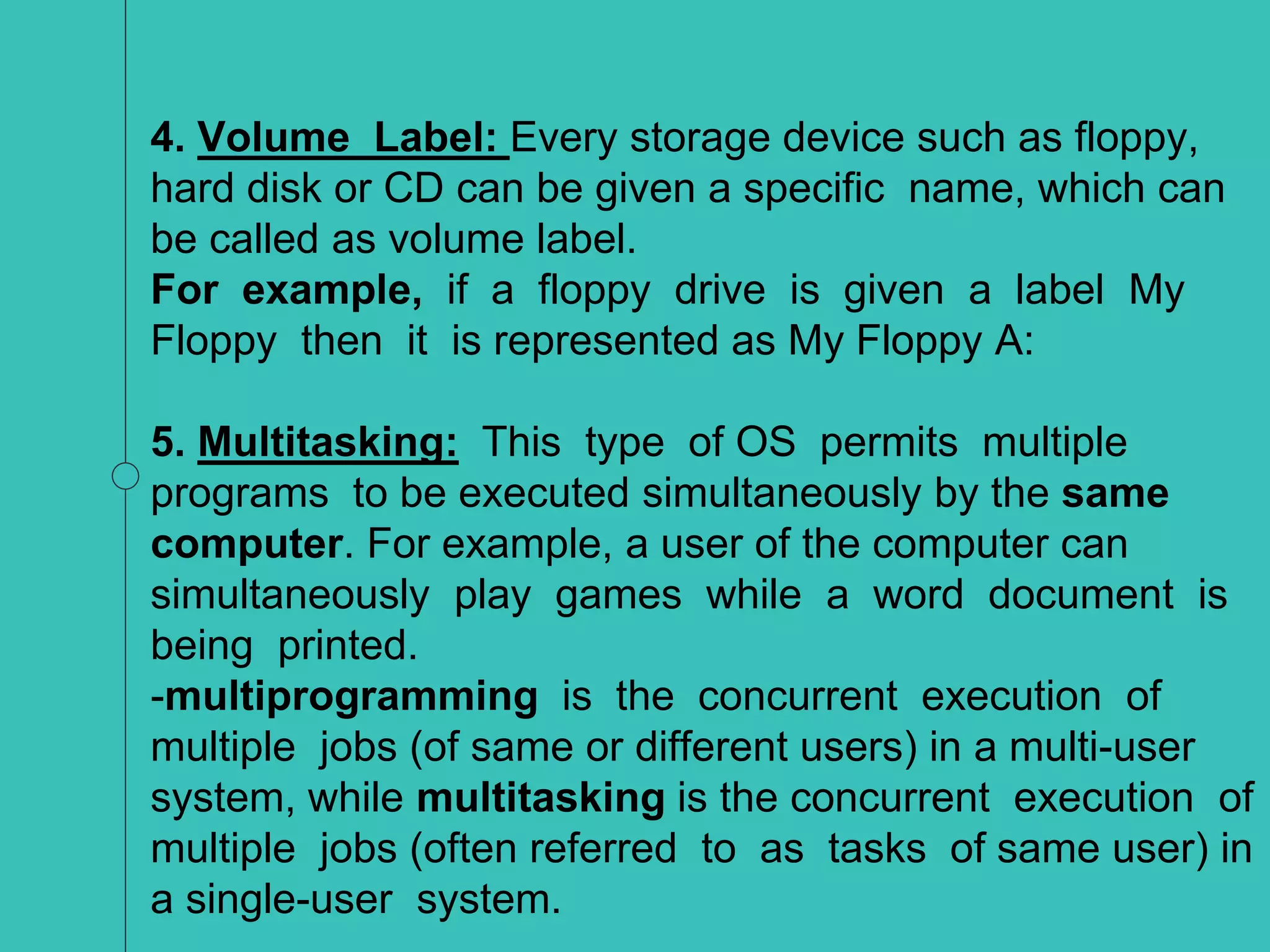 Bba203 unit 2 operating system concepts | PPTX