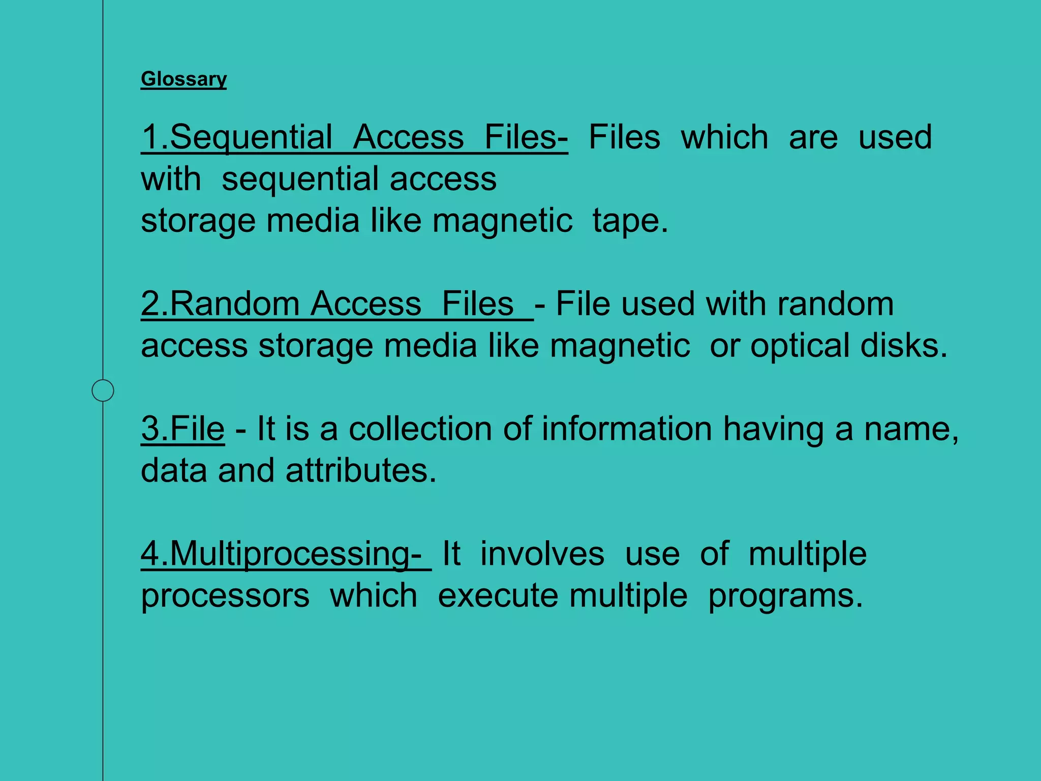 Bba203 unit 2 operating system concepts | PPTX
