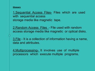 Bba203 unit 2 operating system concepts | PPTX