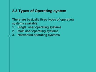 Bba203 unit 2 operating system concepts | PPTX
