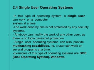 Bba203 unit 2 operating system concepts | PPTX