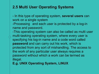 Bba203 unit 2 operating system concepts | PPTX