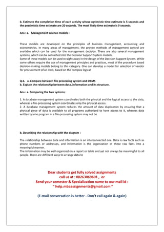 Bba205 management information system | DOCX