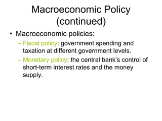 introduction to macro economics | PPTX