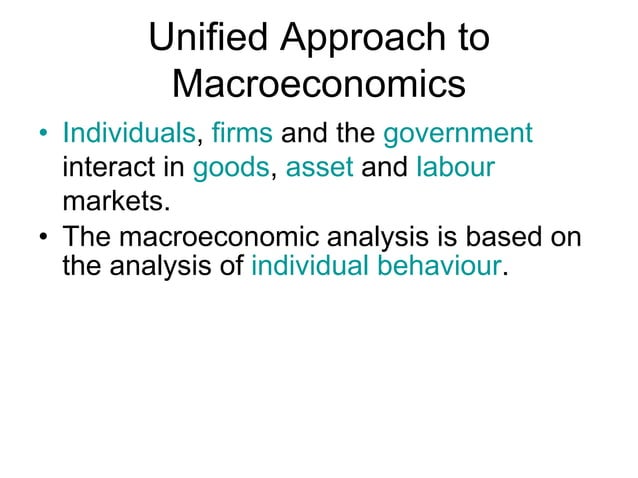 introduction to macro economics | PPT
