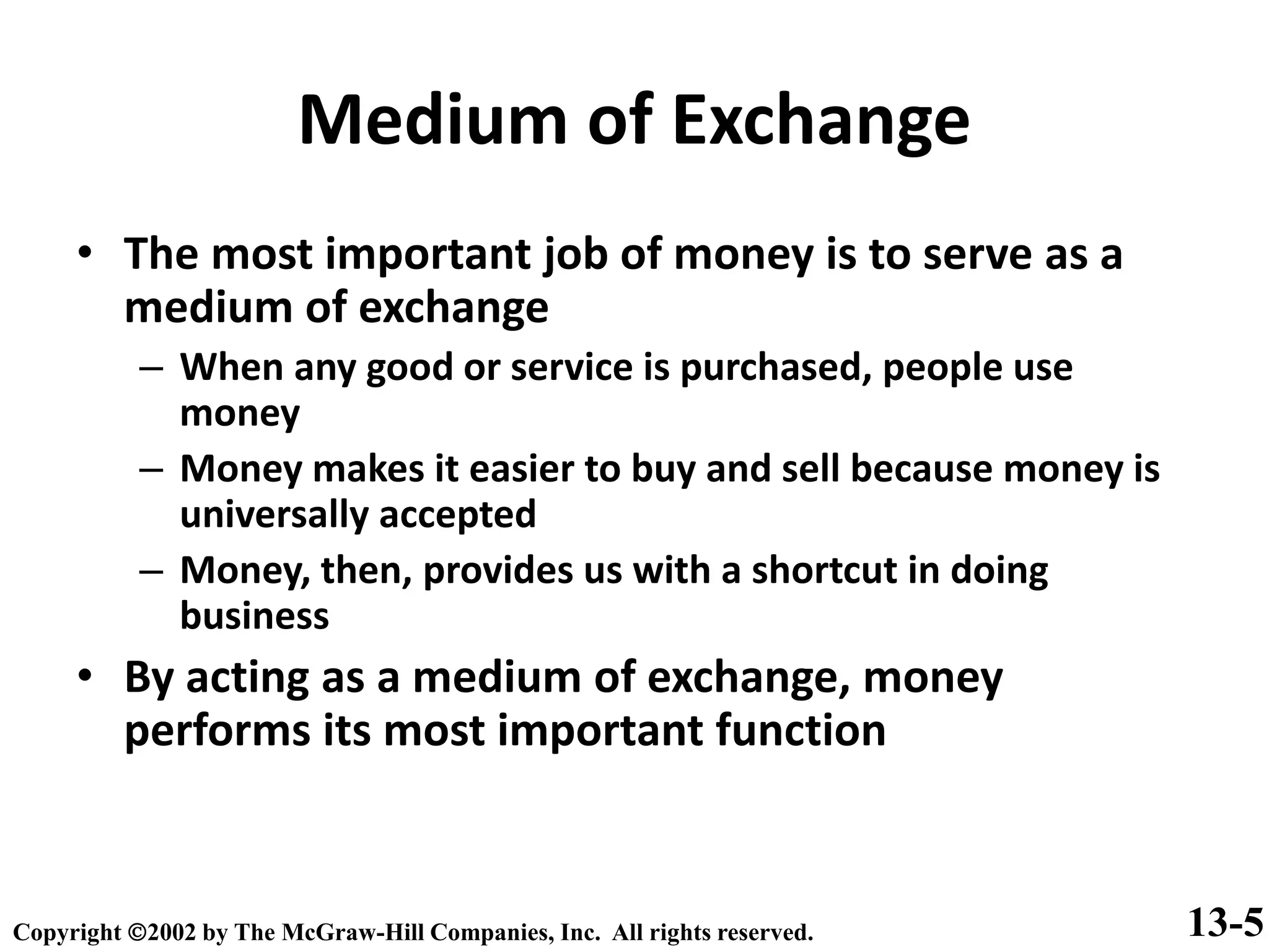 functions of money | PPTX
