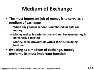 functions of money | PPT