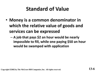 functions of money | PPTX