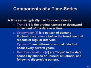 Bba 3274 qm week 6 part 2 forecasting