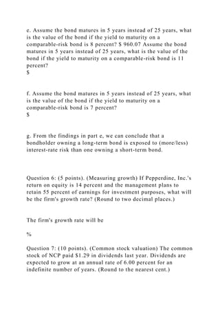 BBA 3301 Unit V AssignmentInstructions Enter all answers direct.docx