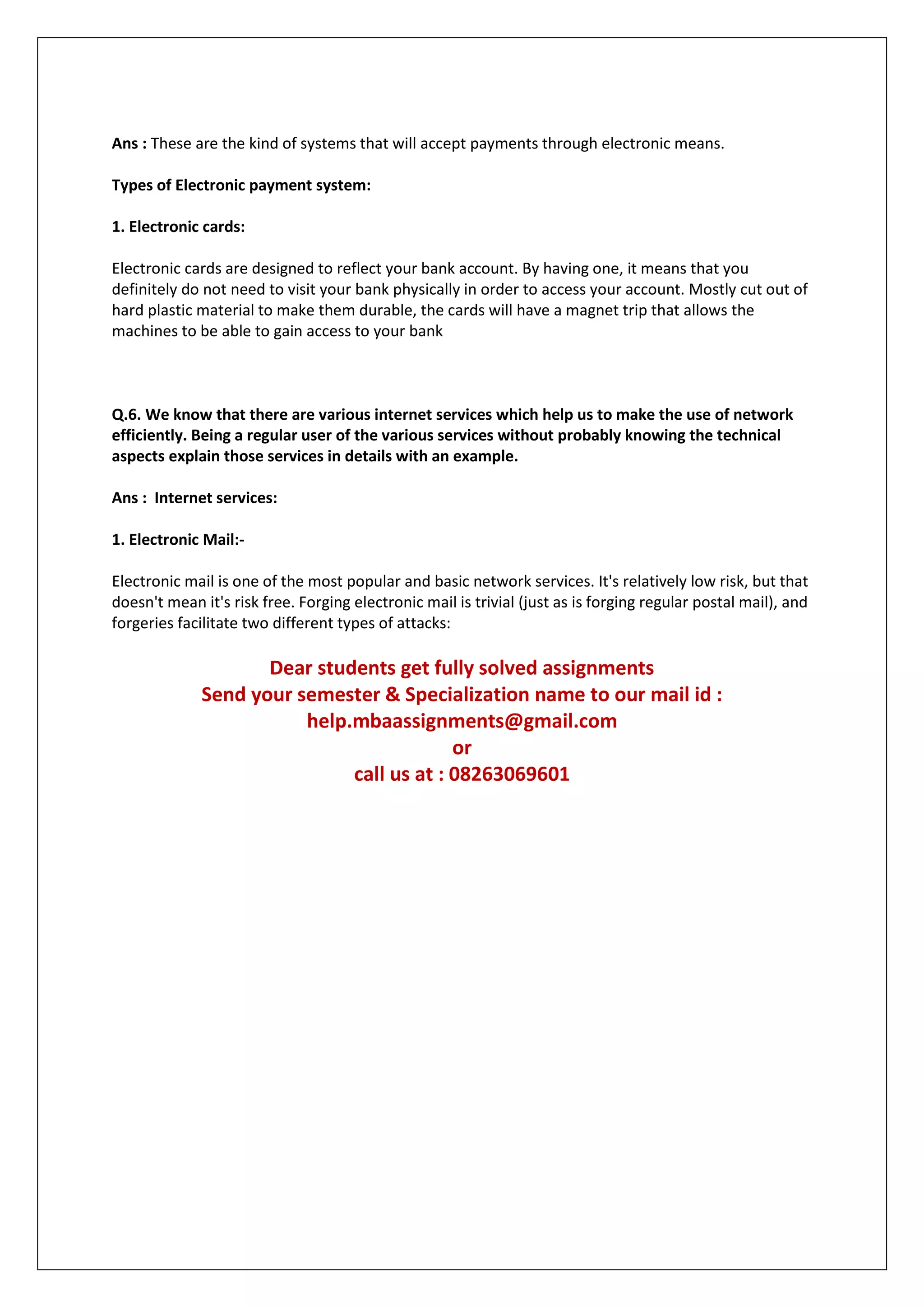 Bba401 e-commerce | PDF