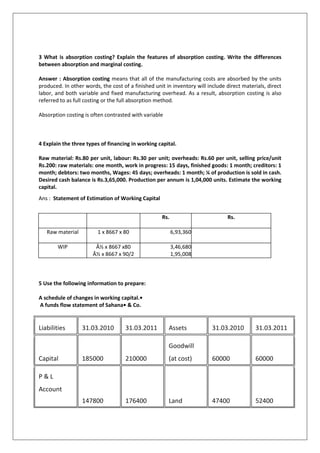 Bba402 management accounting | PDF