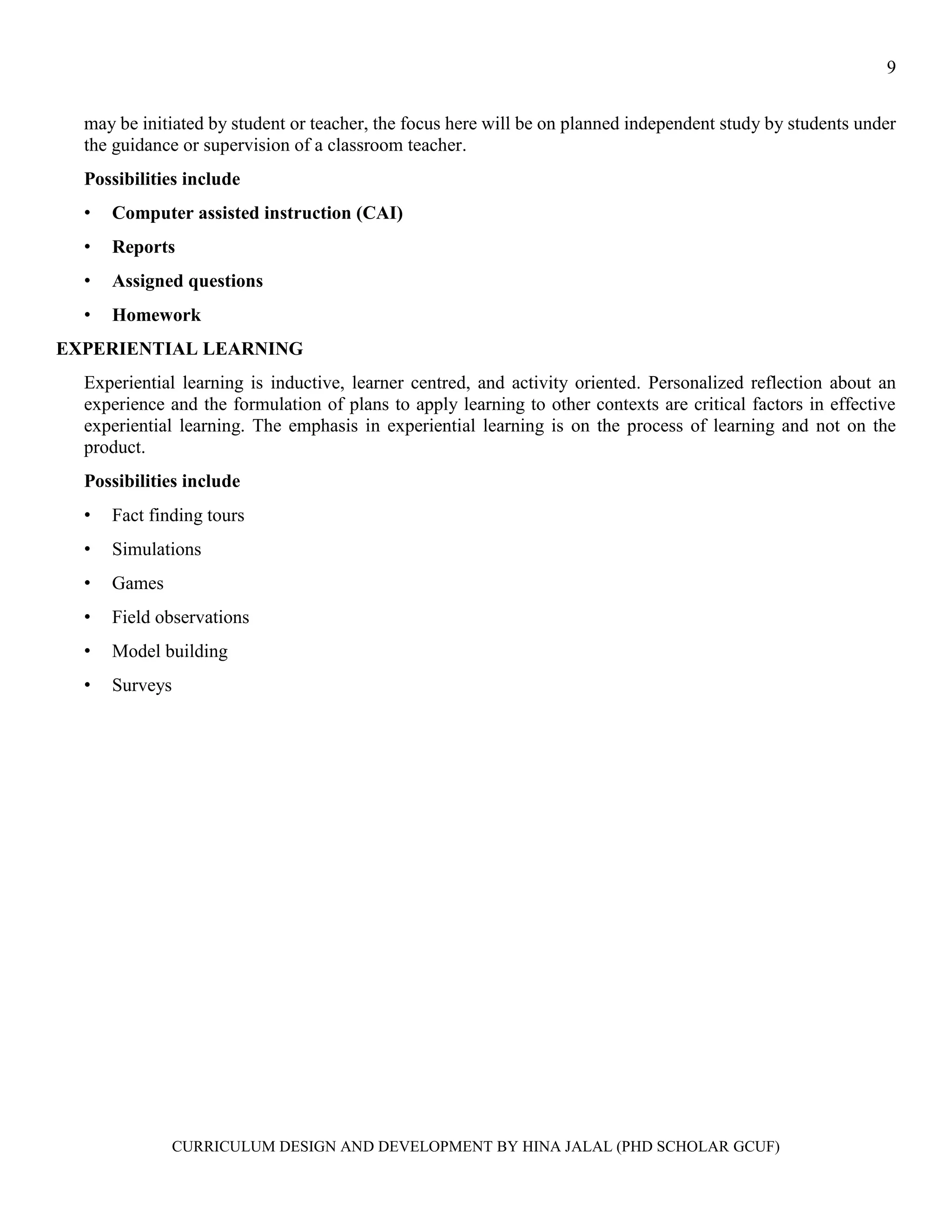 Selecting Instructional Strategies | PDF | Workshops and Classes | Hobbies & Interests