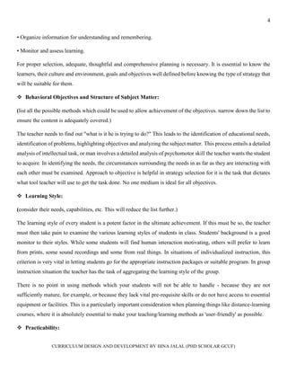 Selecting Instructional Strategies | PDF | Workshops and Classes | Hobbies & Interests