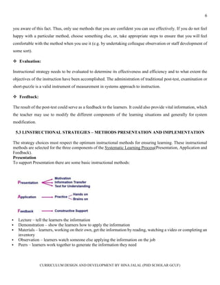 Selecting Instructional Strategies | PDF
