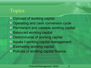 Bba 4 fm u 4.1 management of working capital | PPT