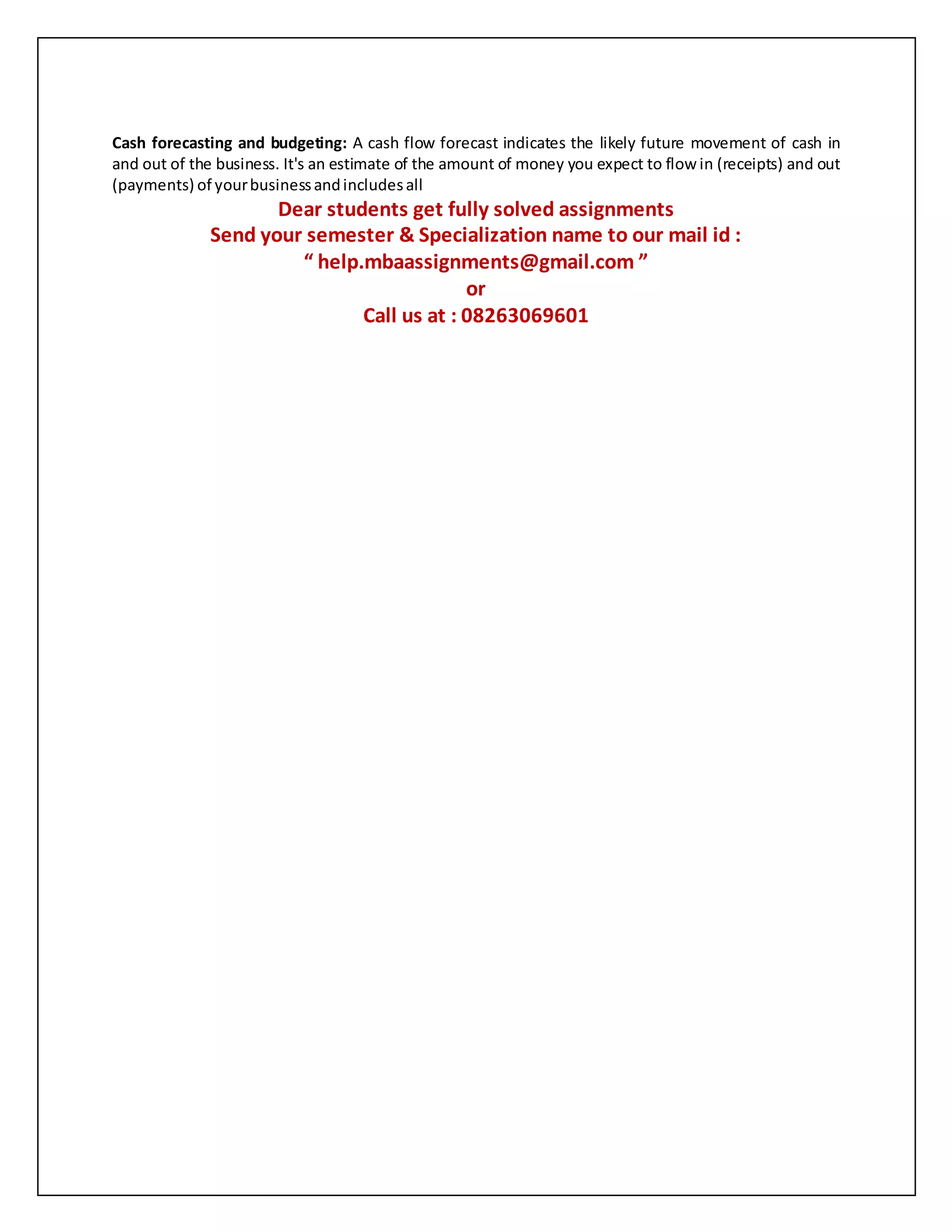 Bba502 & financial management | PDF