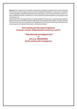 Bba 502 & financial management | PDF