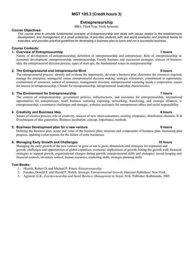 Bba 6th semester | PDF | Business Administration | Business