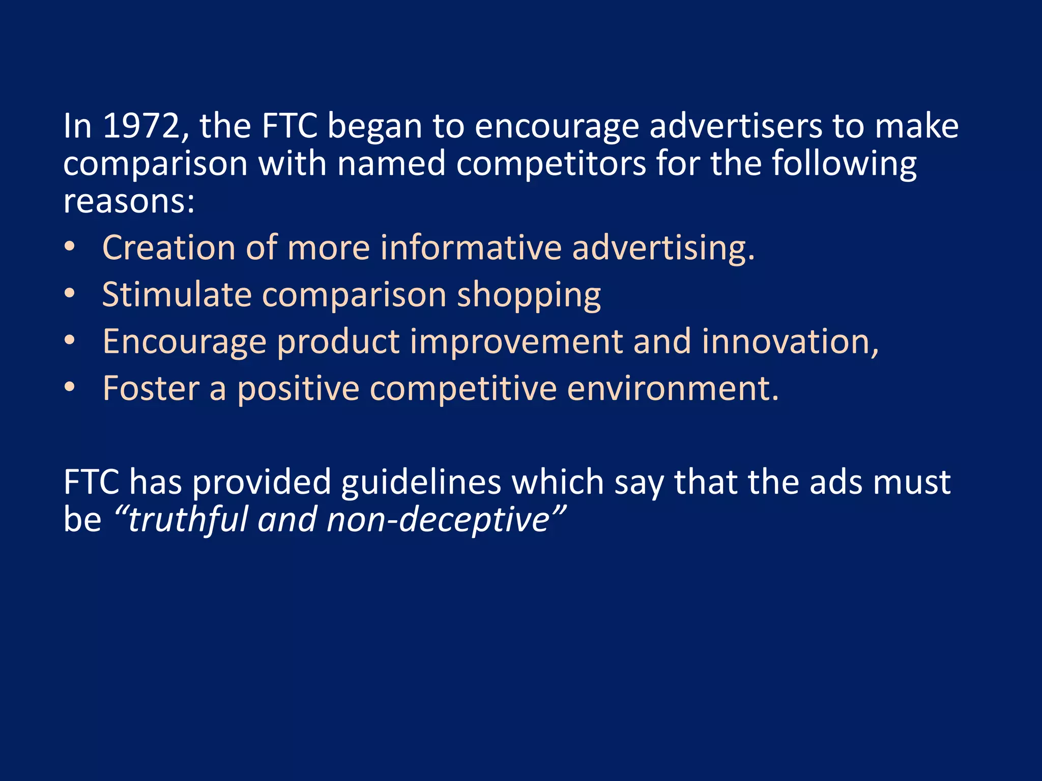 Comparative Advertising. | PPT