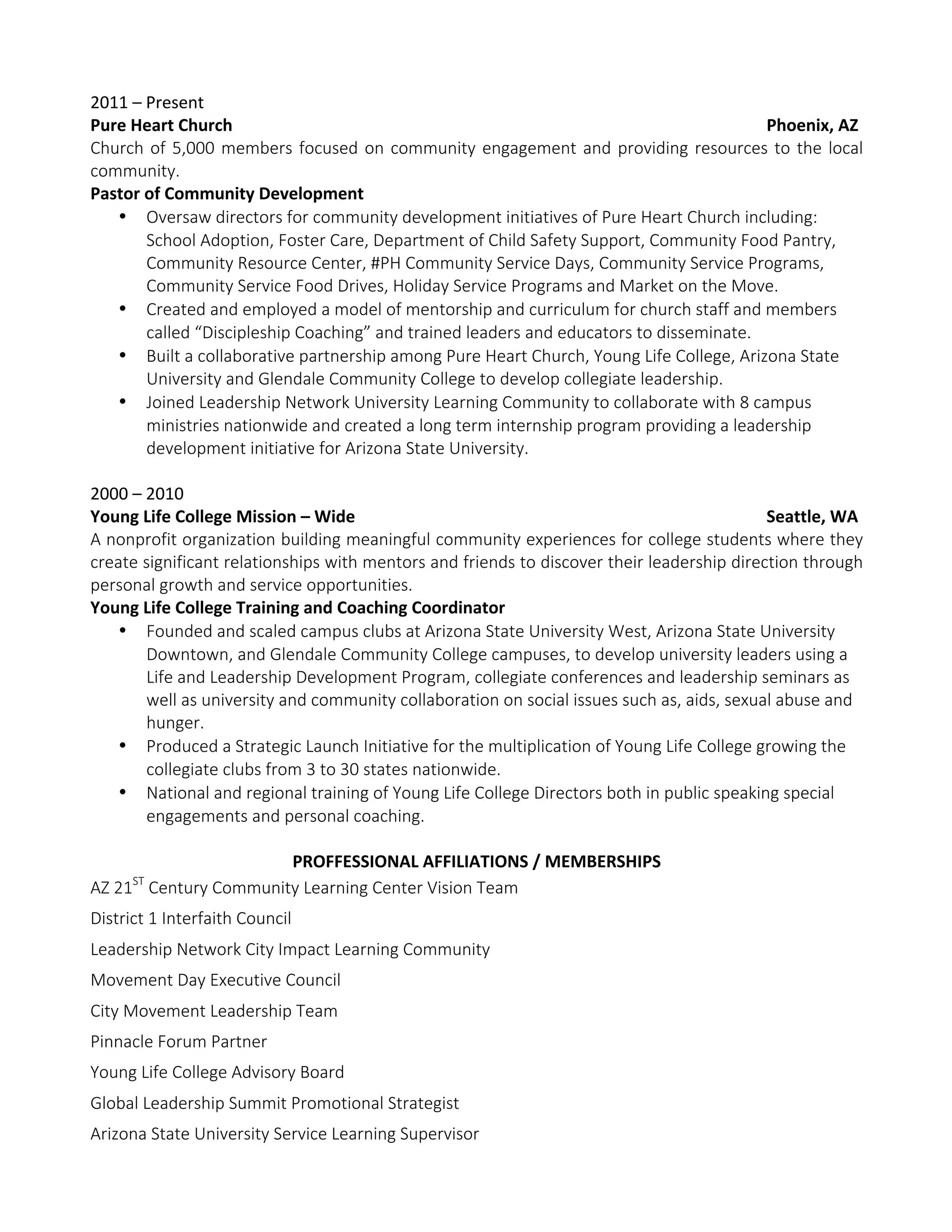 Tracey Resume pdf | PDF | College Education | Education