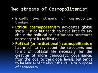 cosmopolitanism and global justice | PDF
