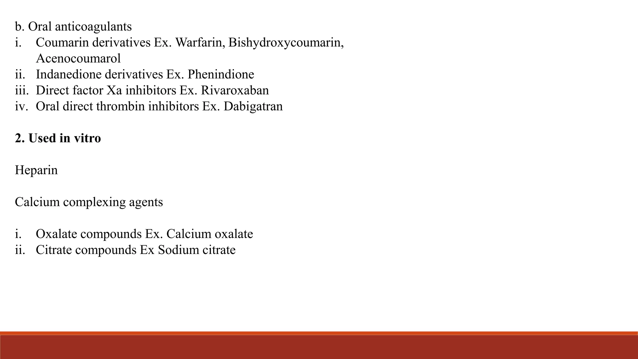 Coagulant & Anticoagulants | PDF