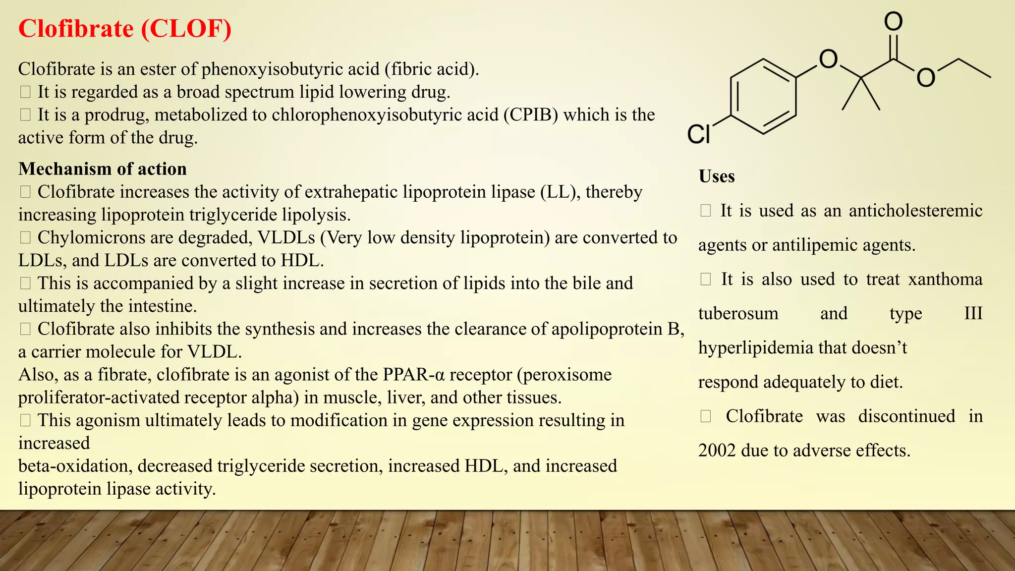 Anti-Hyperlipidemic Agents/Drugs | PDF