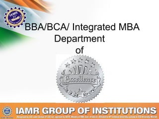 Bba bca presentation | PPT