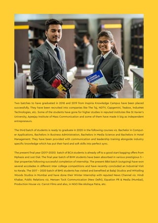 BBA Placement Brochure | Batch of 2017 | PDF