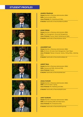 BBA Placement Brochure | Batch of 2017 | PDF