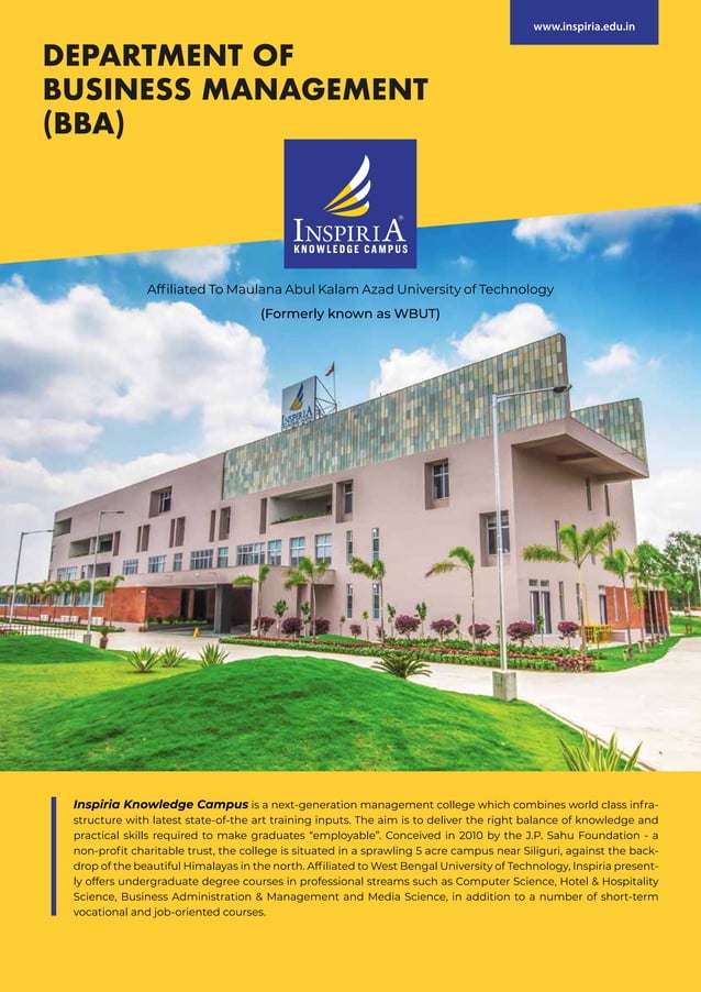 BBA Placement Brochure | Batch of 2016 | PDF | Free Download